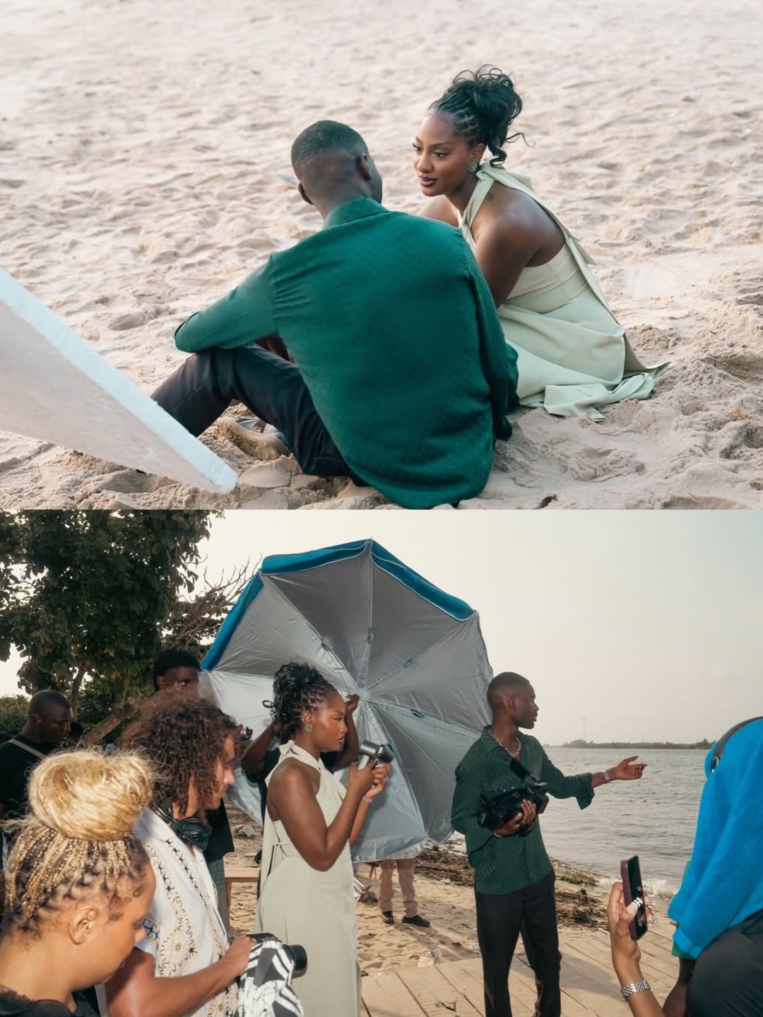 Tems & Dave Raindance Video: Is It Love or Just the Music